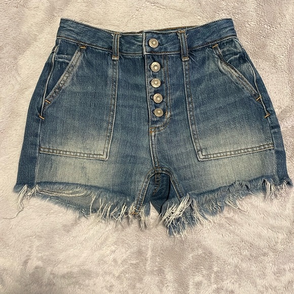 Free People | Shorts | Free People Denim Shorts | Poshmark
